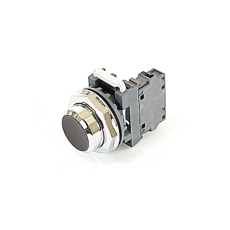 Abb PUSH BUTTON - MOMENTARY 30MM, FLUSH, BLACK, 1NO, MODULAR 527483 | Zoro